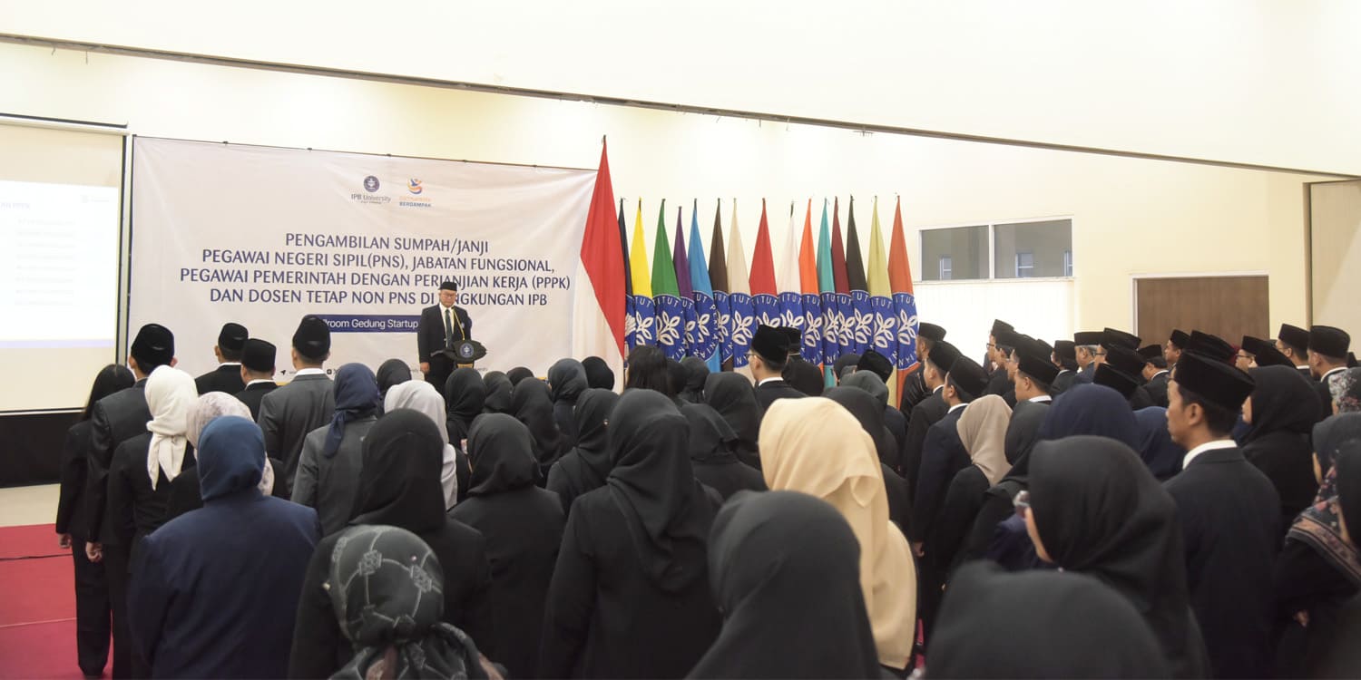 IPB University Lantik 173 Pegawai, Rektor Ajak untuk Terus Bermimpi ...